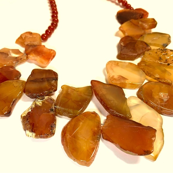 Studio Barse | Jewelry | Bares Sterling Silver 925 Amber Sliced Agate ...